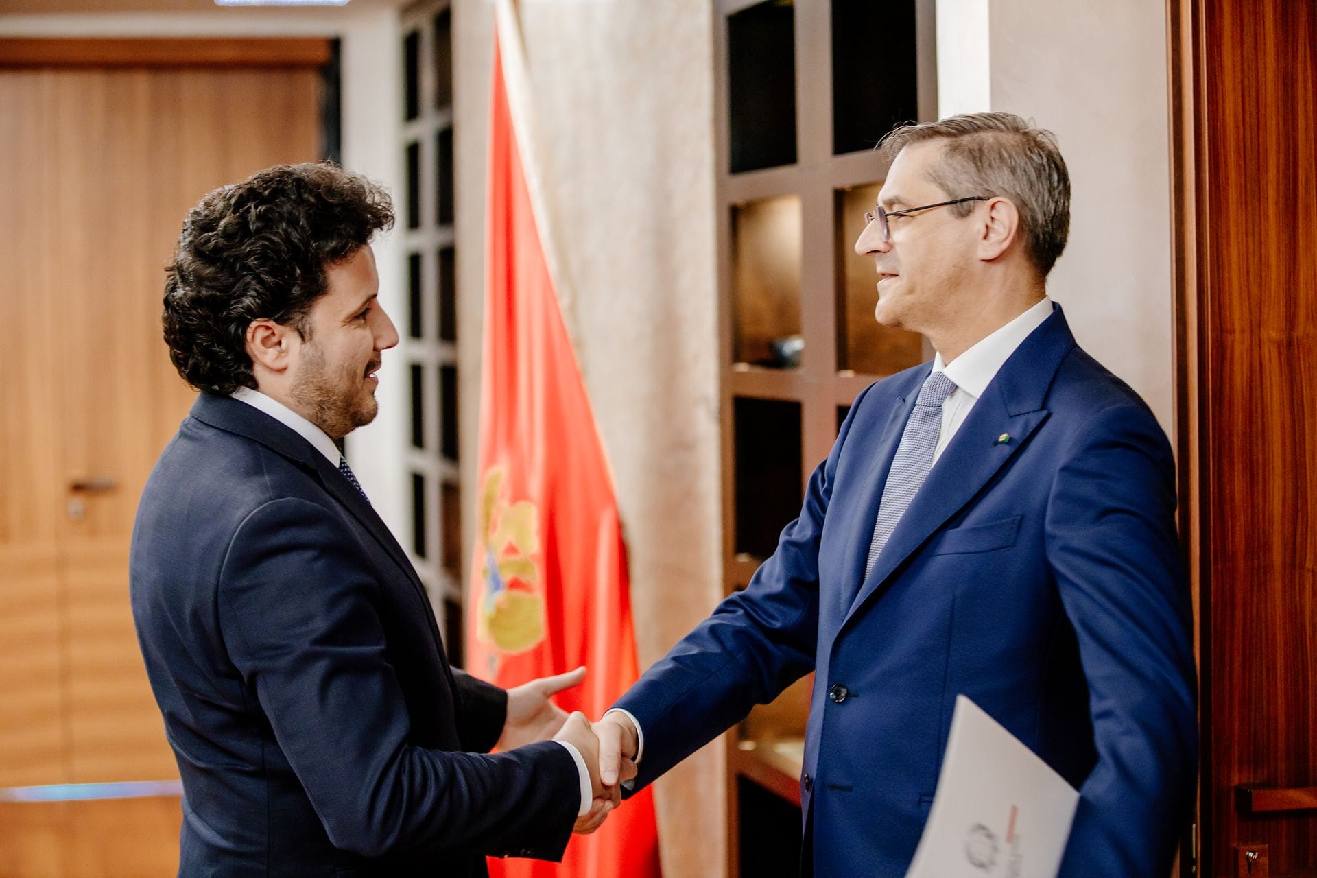Abazović meets Ambassador of Italy