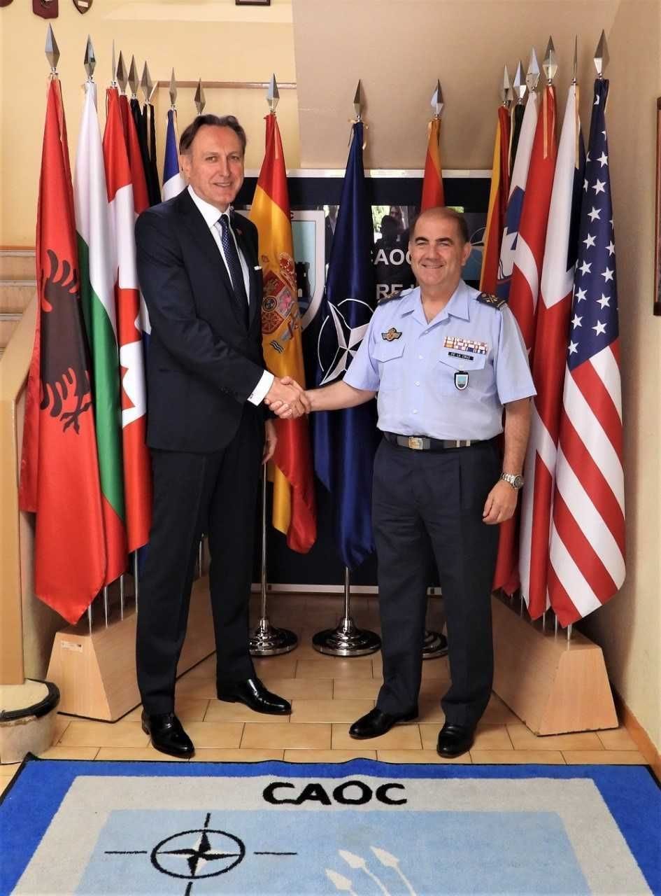 FM Krivokapić visits Combined Air Operations Centre Torrejon