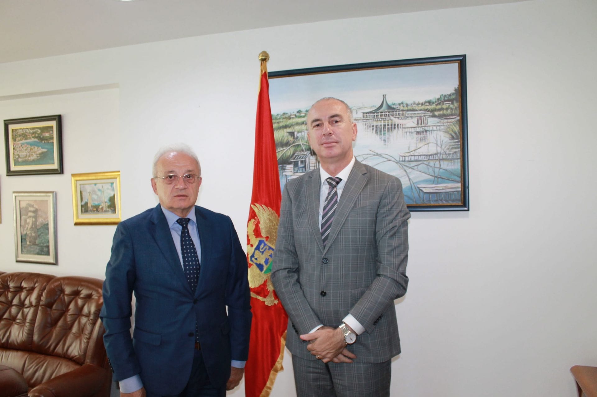 Sastanak ministra Fatmira Gjeke i ambasadora Sjeverne Makedonije ...