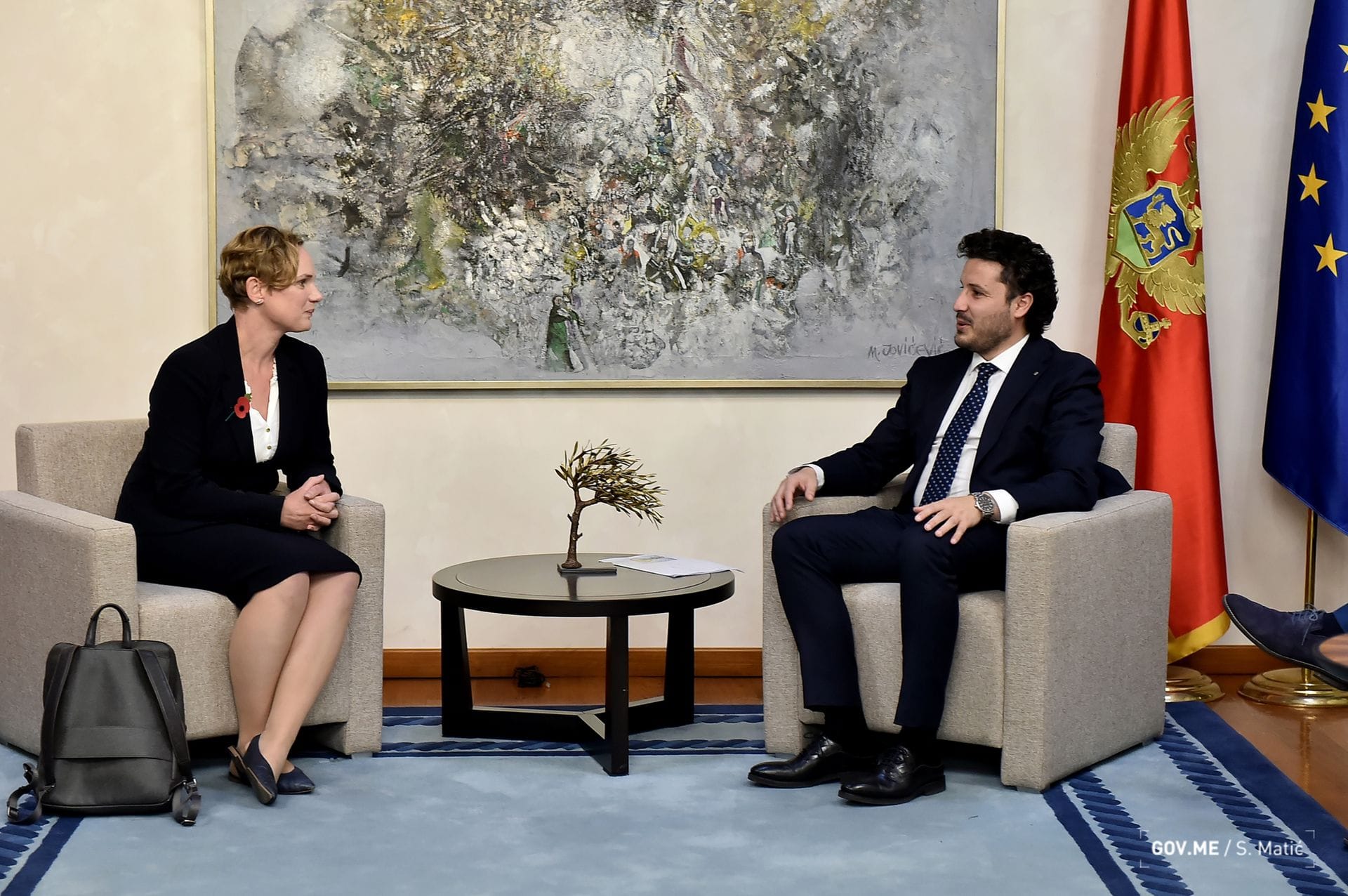 Abazović meets FCDO's Victoria Billing