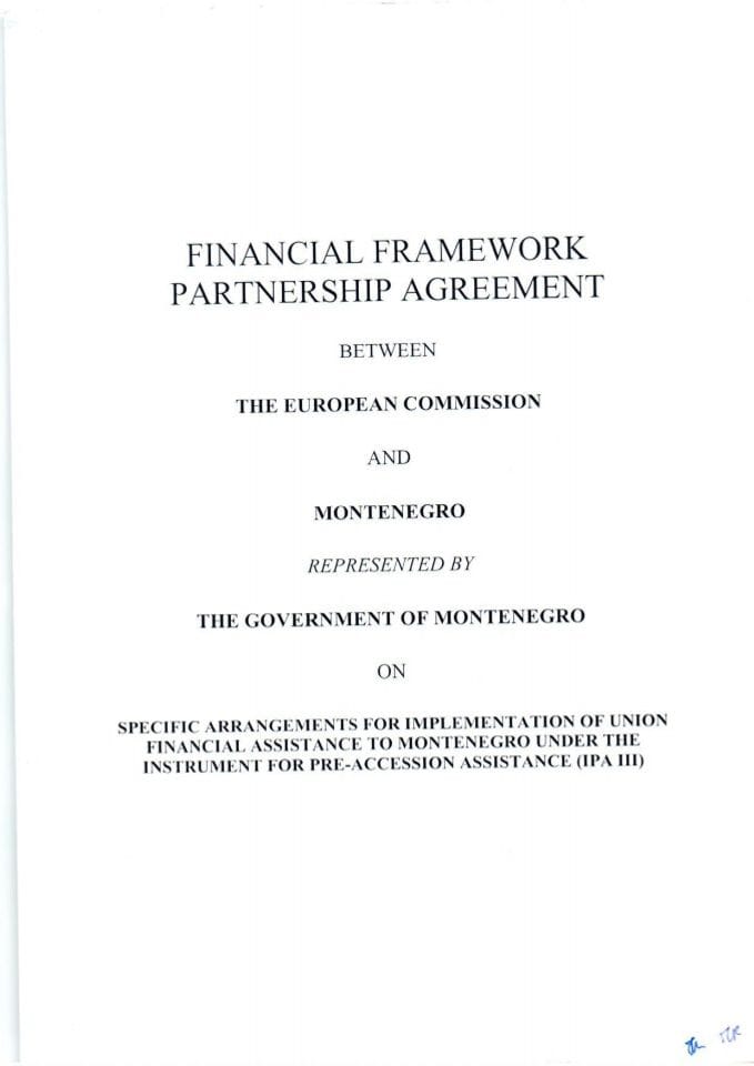 Okvirni sporazum za IPA III