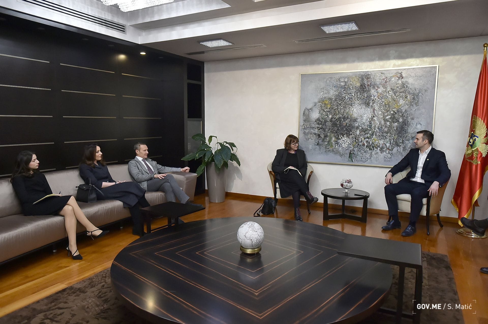 Prime Minister Spajić spoke with representatives of the Menzies ...