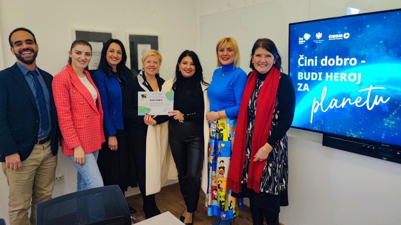 Dodijeljene nagrade pobjednicima takmičenja „Čini dobro Budi heroj za planetu!“