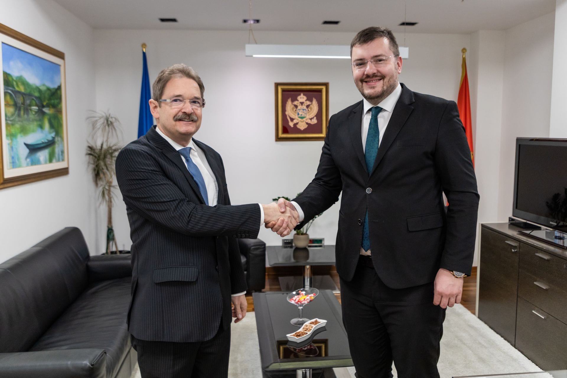 DPM Koprivica meets with German Ambassador Peter Felten