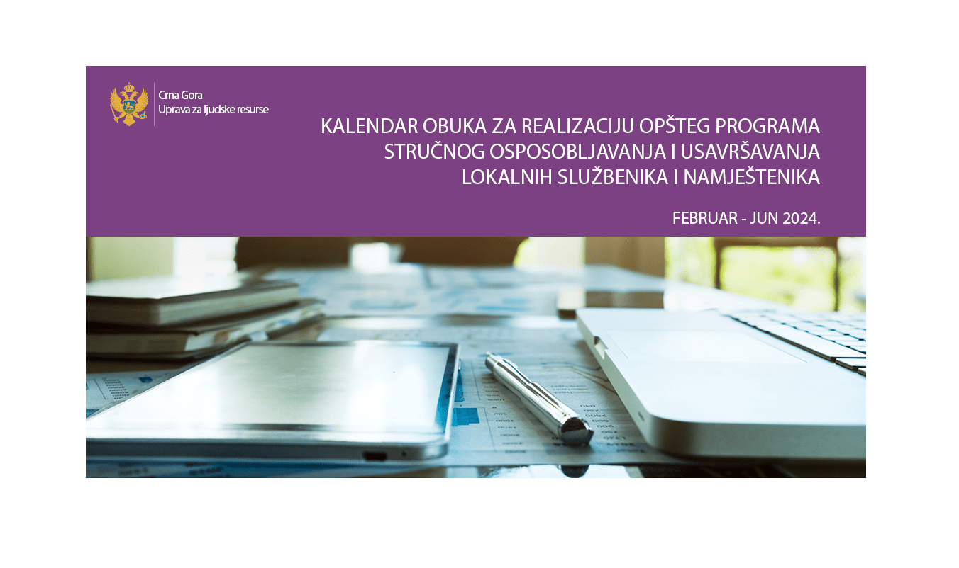 Kalendar obuka za lokalne službenike februar-jun 2024.