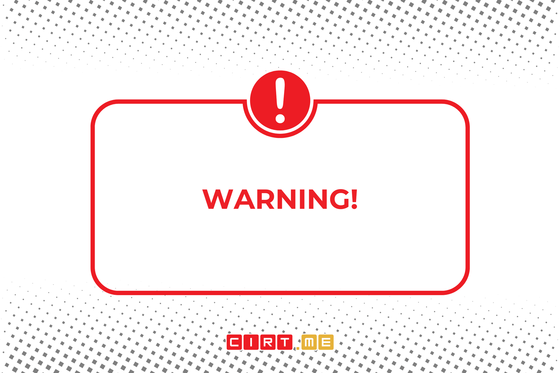 IMPORTANT WARNING - citizens are being targeted by phishing attacks