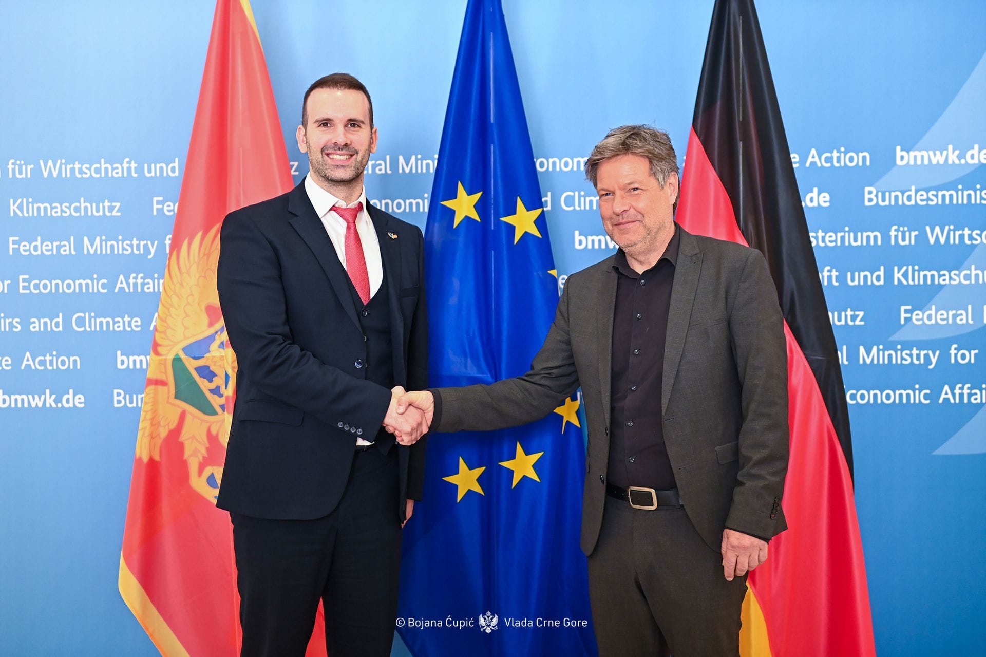 Energy transition in focus: PM Spajić's meeting with German Vice ...