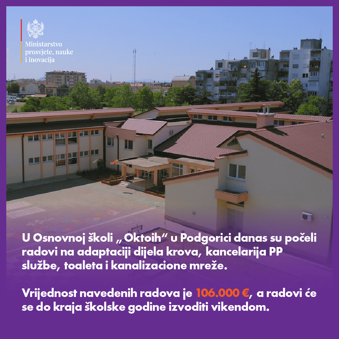 Počeli radovi na adaptaciji JU OŠ "Oktoih"