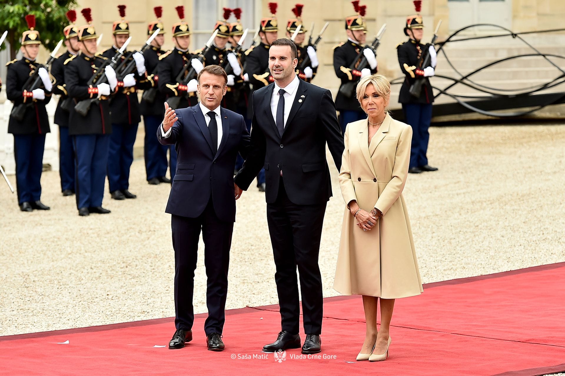 Spajić na prijemu kod Makrona povodom početka Olimpijskih igara