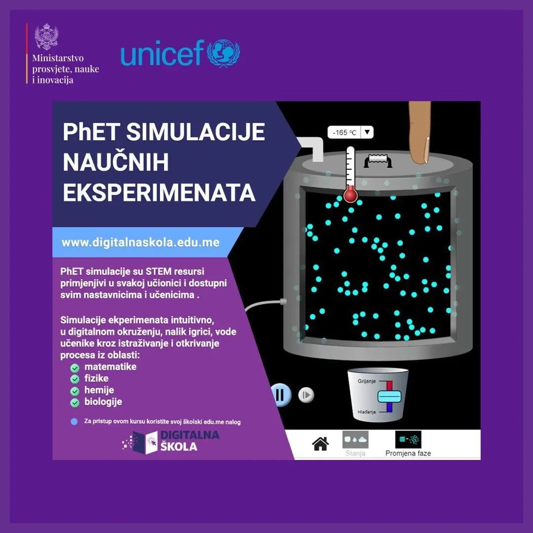 PhET simulacije naučnih eksperimenata dostupne u Digionici
