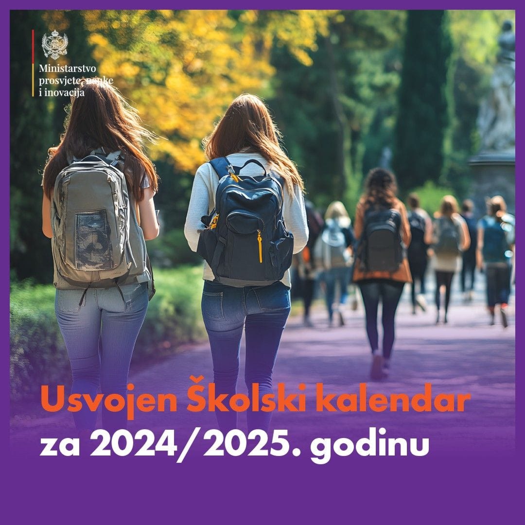 Školski kalendar za 2024/2025. godinu