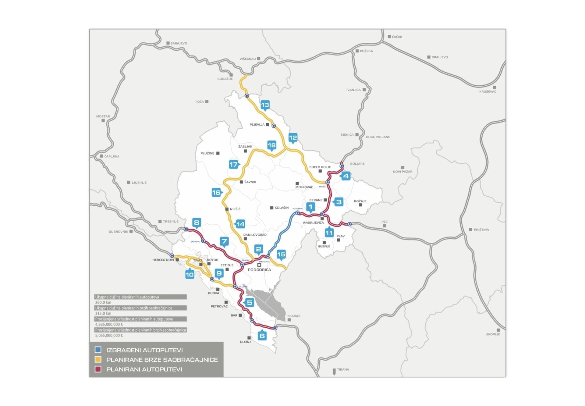 Contract signed for conceptual design of Podgorica – Tuzi (Božaj ...