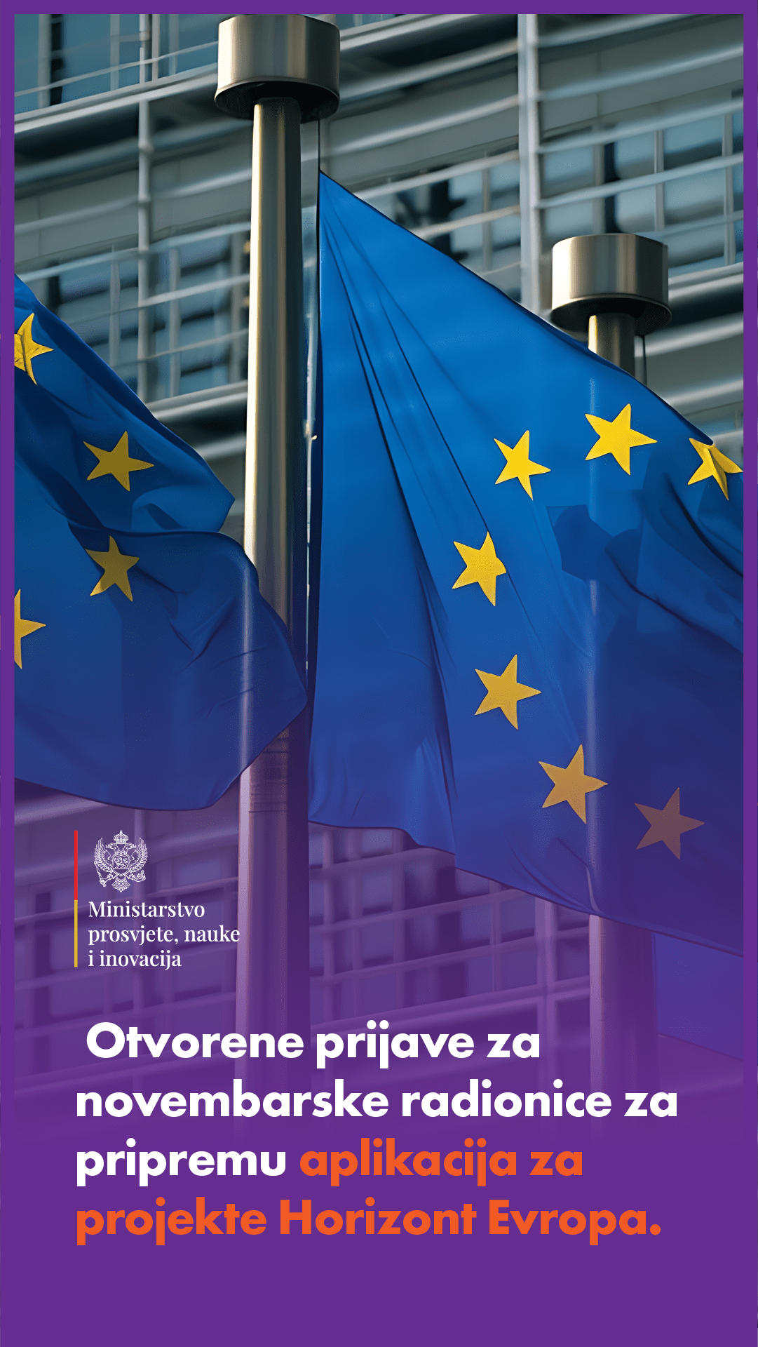 Besplatne radionice za pripremu i implementaciju Horizont Evropa projekata