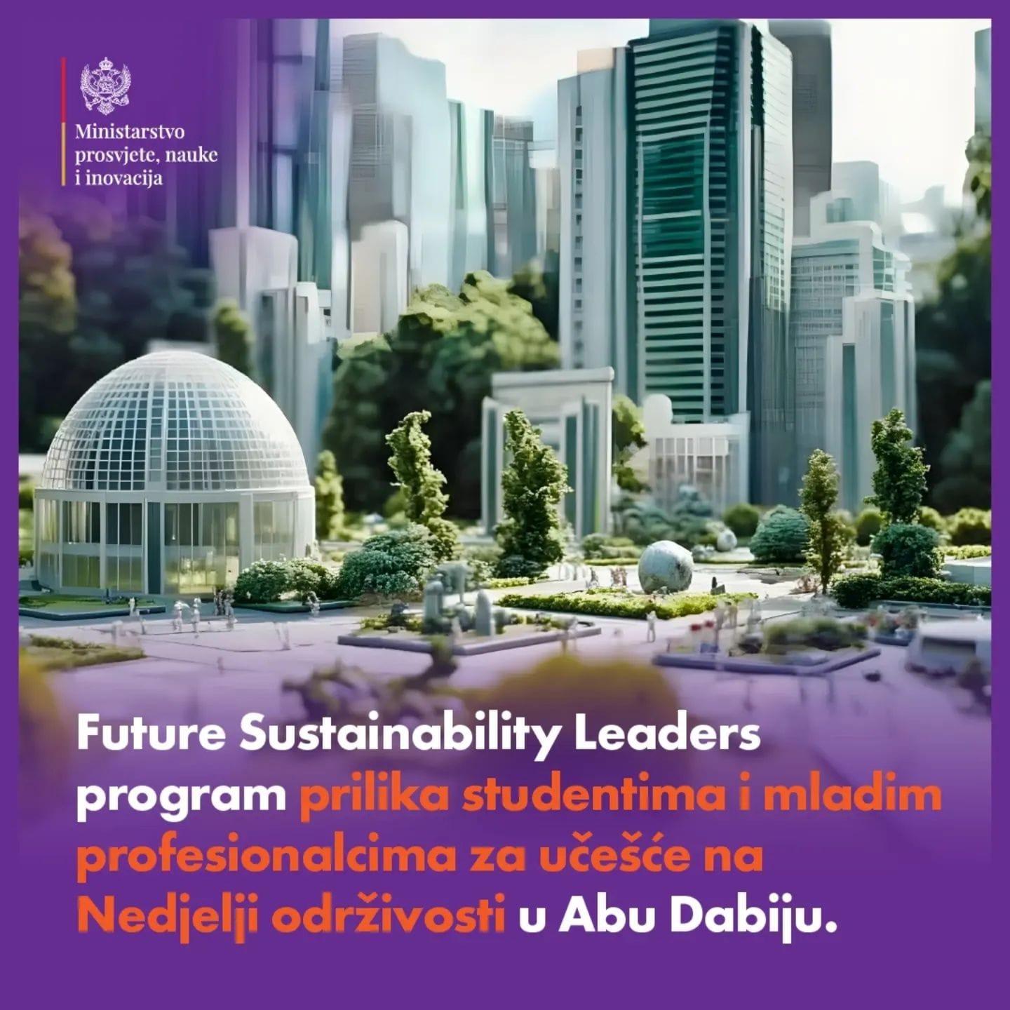 Godišnji program Future Sustainability Leaders u Abu Dabiju