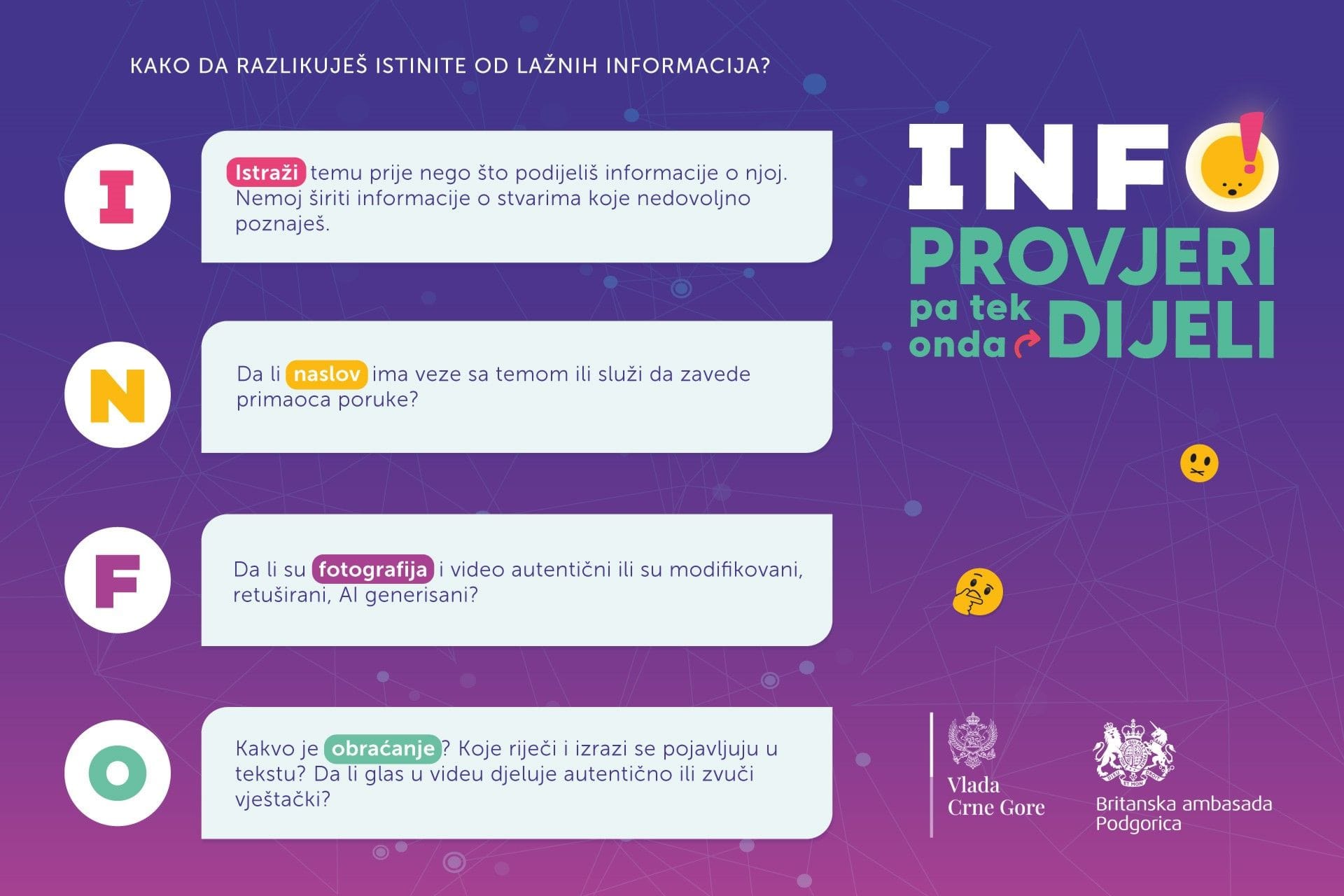 INFO provjeri, pa tek onda dijeli