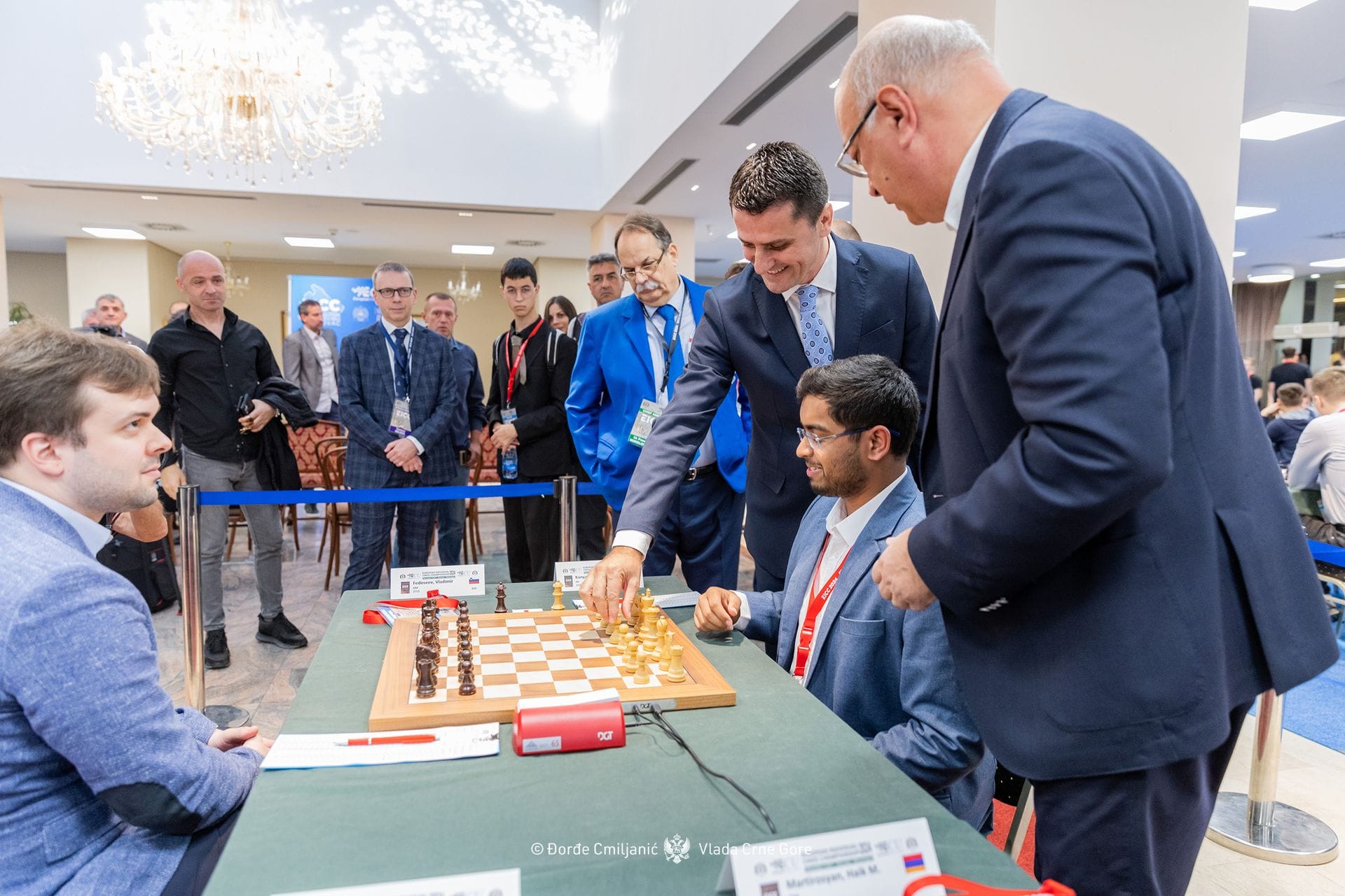 Potpredsjednik Zogović otvorio Evropsko prvenstvo u šahu