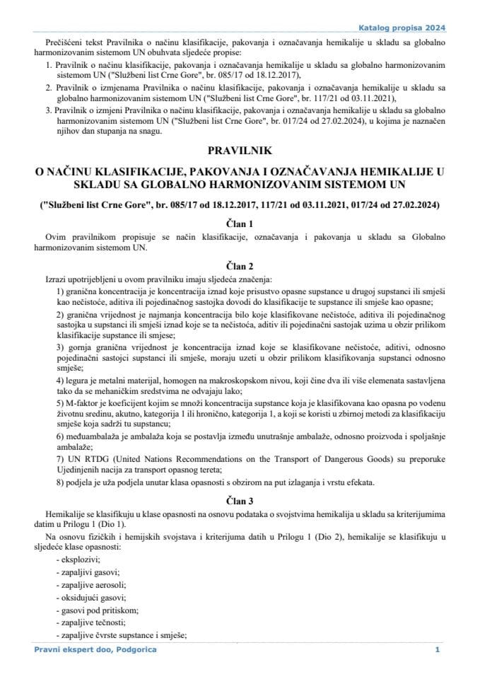 Zakonska regulativa iz oblasti životne sredine - Pravilnik o nacinu ...