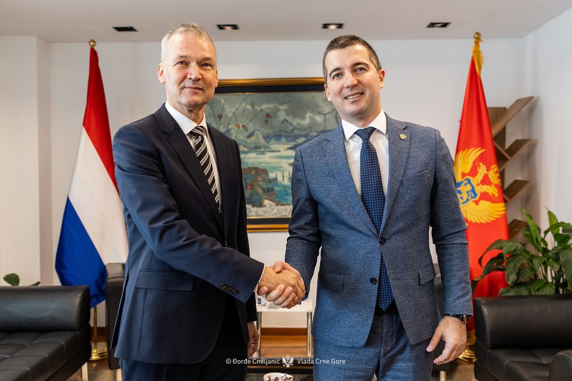 Deputy Prime Minister Bečić meets with Ambassador of the Netherlands ...