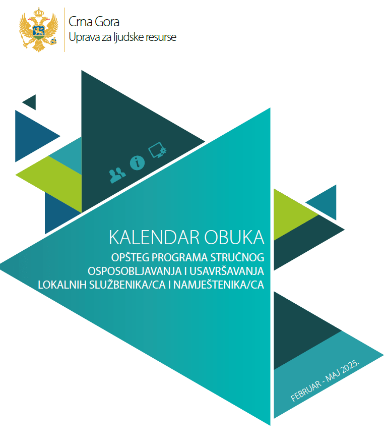 Kalendar obuka za opšti Program stručnog osposobljavanja i usavršavanja lokalnih službenik
