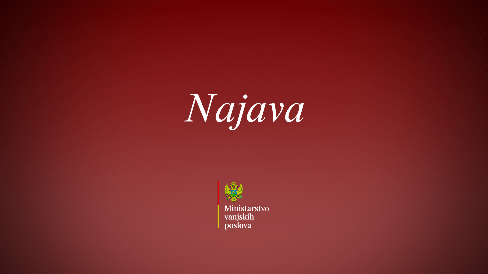 Ministar vanjskih poslova Češke u posjeti Crnoj Gori