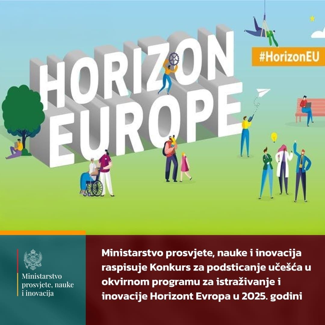 Konkurs za podsticanje učešća u programu za istraživanje i inovacije Horizont Evropa