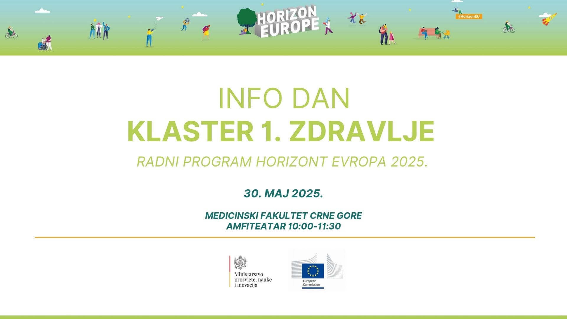 Najava Info Dana za Klaster “Zdravlje” programa Horizont Evropa
