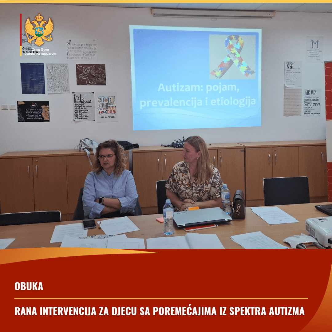 Realizovan dvodnevni program obuke „Rana intervencija za djecu sa poremećajima iz spektra