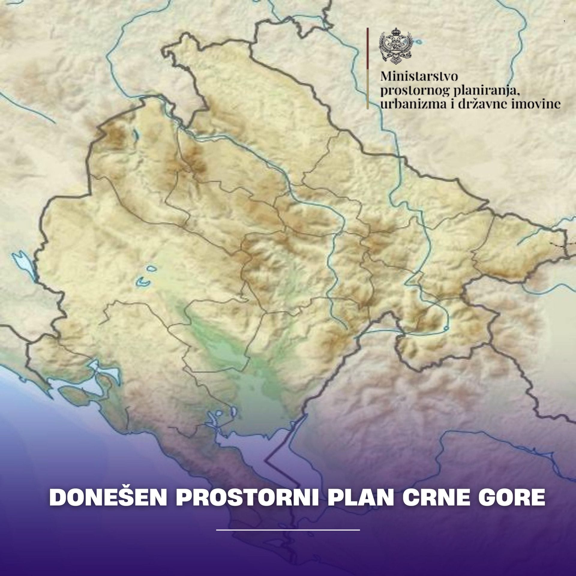 Donešen Prostorni plan Crne Gore