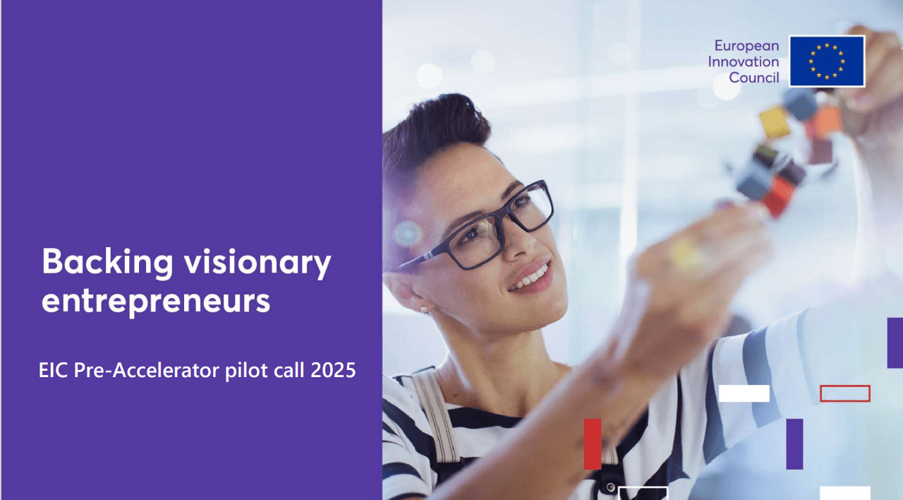 Prezentacija pilot poziva "EIC Pre Accelerator 2025"