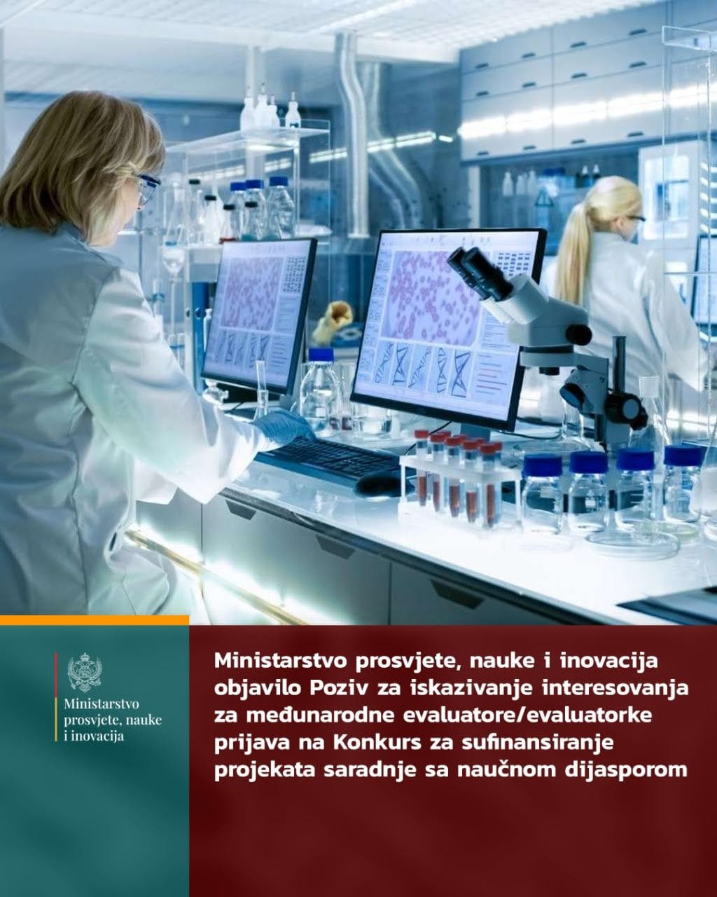 Poziv za iskazivanje interesovanja za međunarodne evaluatore/evaluatorke